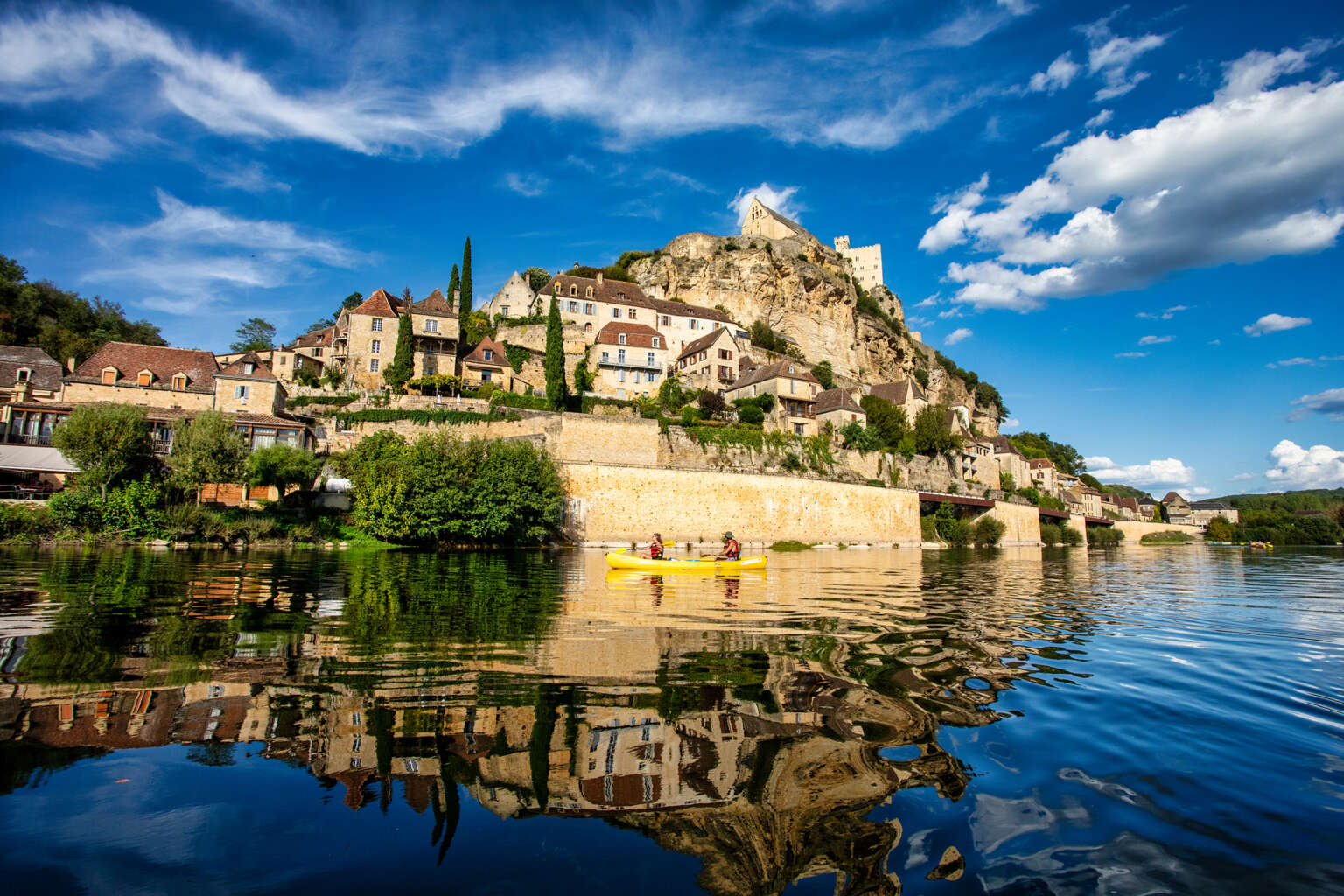 Parcours canoë Vitrac > Beynac - Canoës Butterfly
